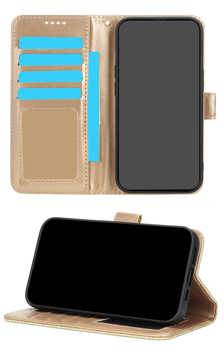 BASIO active 3 ケース active3 手帳型 カバー グリッター PUレザー 手帳型PUレザーケース ストラップ付き スタンド機能 カード収納 京セラ KYOCERA : IT ...