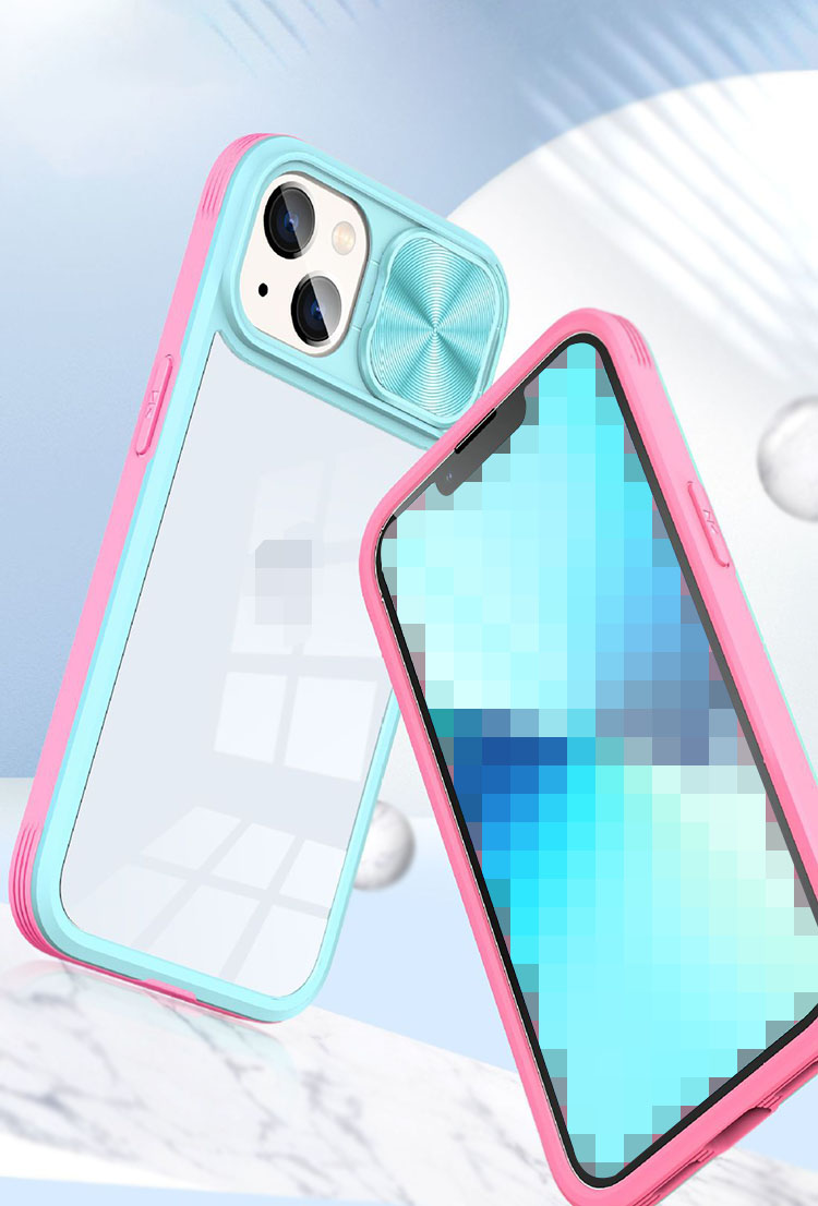 iPhone14/14 Plus/14 Pro/14 Pro Max ケース / カバー TPU クリア 透明 両面 前後 スライド式カメラレンズカバー付き レンズ保護 : IT問屋名古屋店 ...