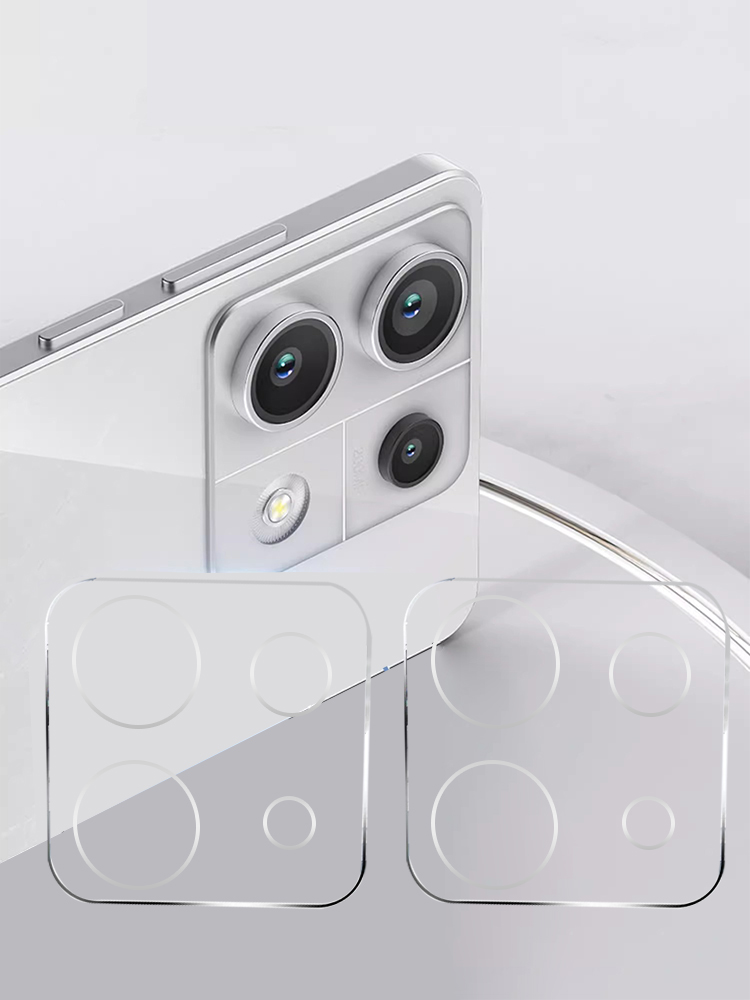 Redmi Note 13 Pro 5G カメラカバー ガラスフィルム 2枚入り カメラ保護 レンズカバー 小米 シャオミ レッドミー ノート ...