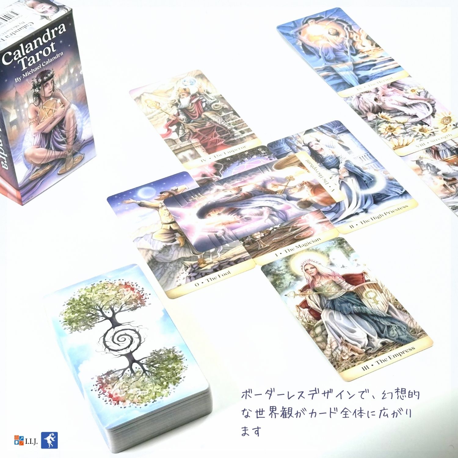 カランドラ・タロット Calandra Tarot タロットカード ウェイト版 タロット占い 日本語解説書付き 正規品 : a24110008 ...