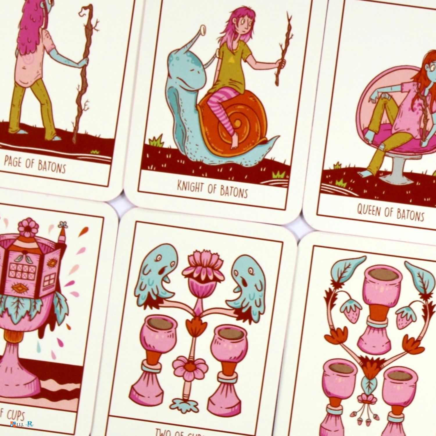 スクイド・ケーキ・マルセイユ・タロット Squid Cake Marseille Tarot タロットカード マルセイユ版 78枚 タロット ...