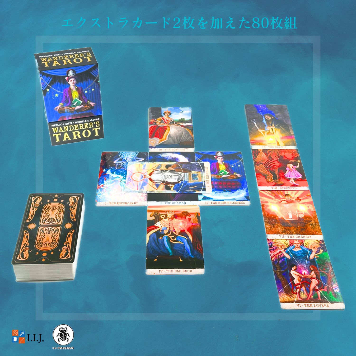 ワンダラーズ・タロット Wanderer's Tarot タロットカード タロット占い 日本語解説書付き 正規品 : クロノスゲート ...