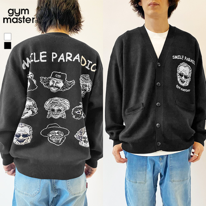 gym master（ジムマスター） ニット カーディガン メンズ ジャガード