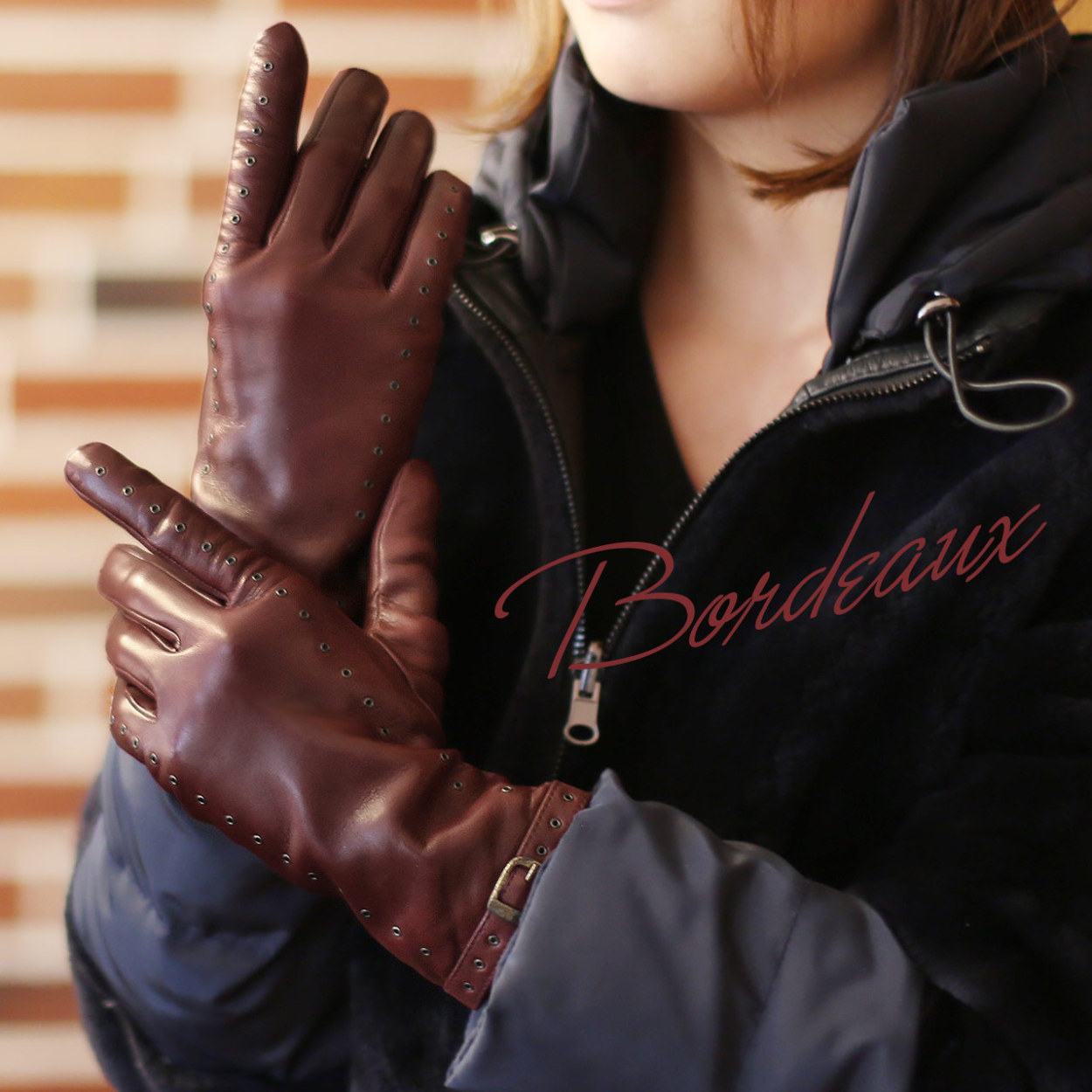 sankyo shokai（三京商会） 手袋 レディース スマホ対応 防寒 革