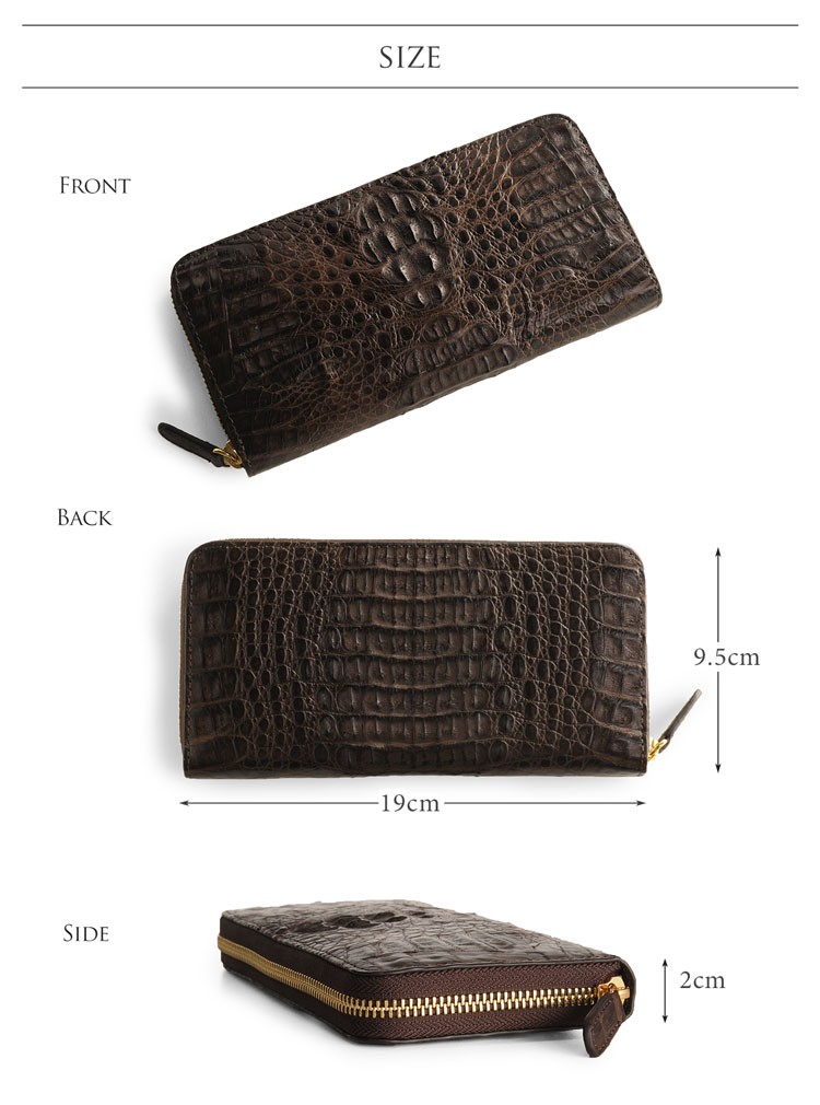 sankyo shokai（三京商会） カイマン ラウンドファスナー 長財布