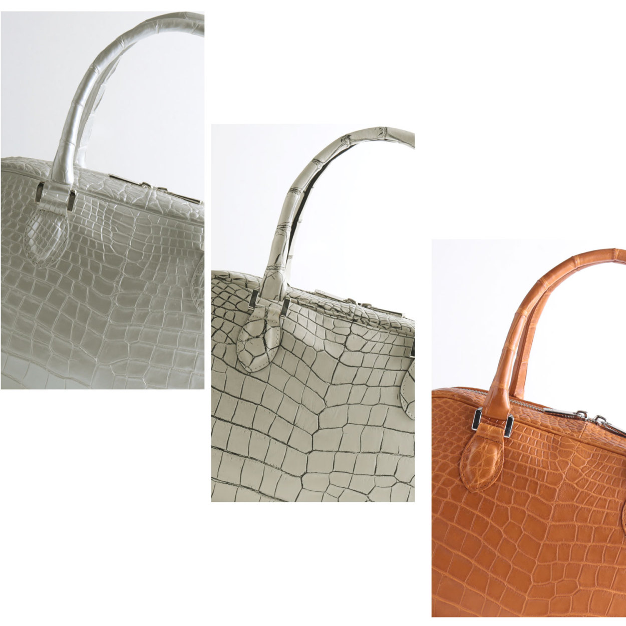 sankyo shokai（三京商会） クロコダイル ハンドバッグ レディース