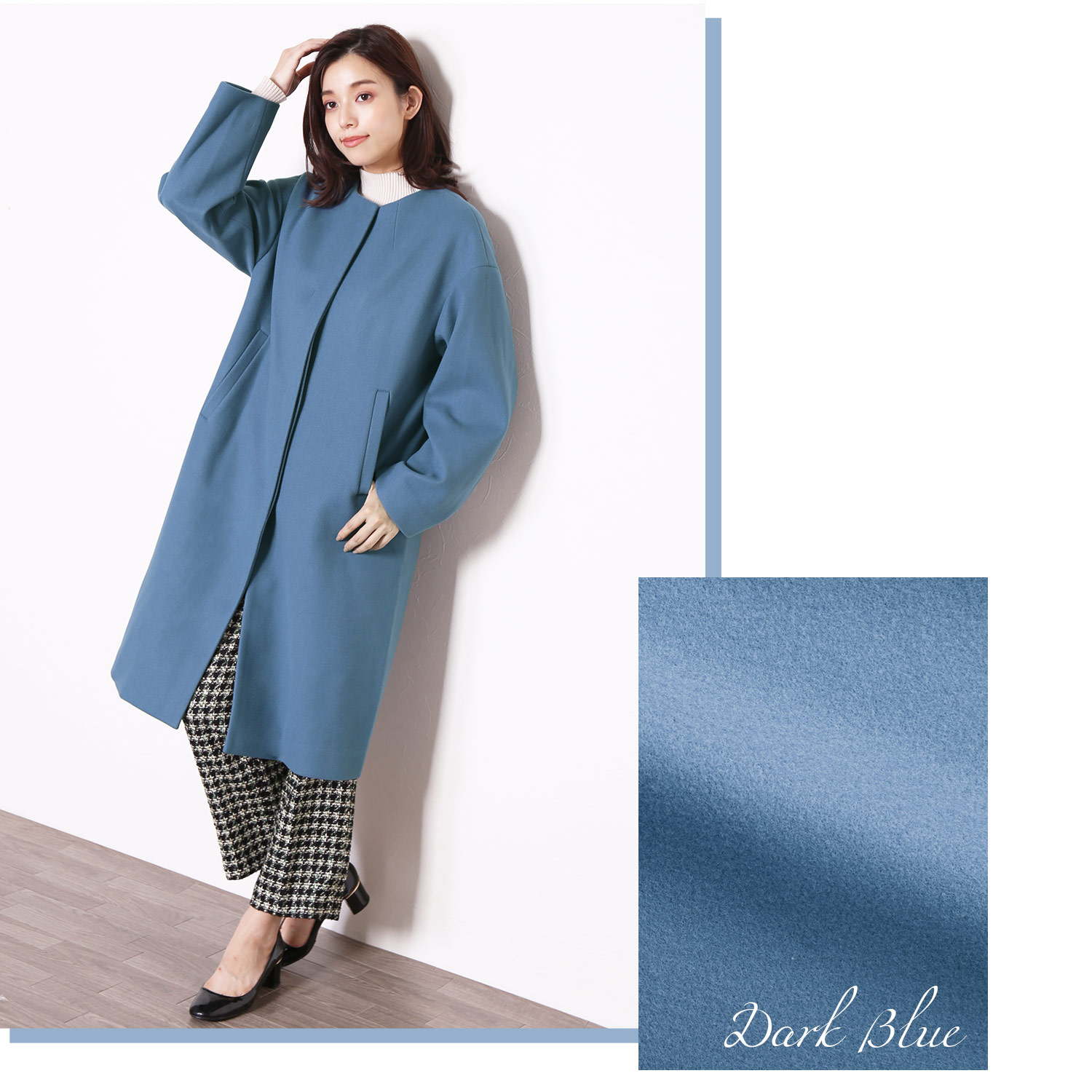 Filomo（フィローモ） 【福袋対象】ノーカラー コート レディース 秋