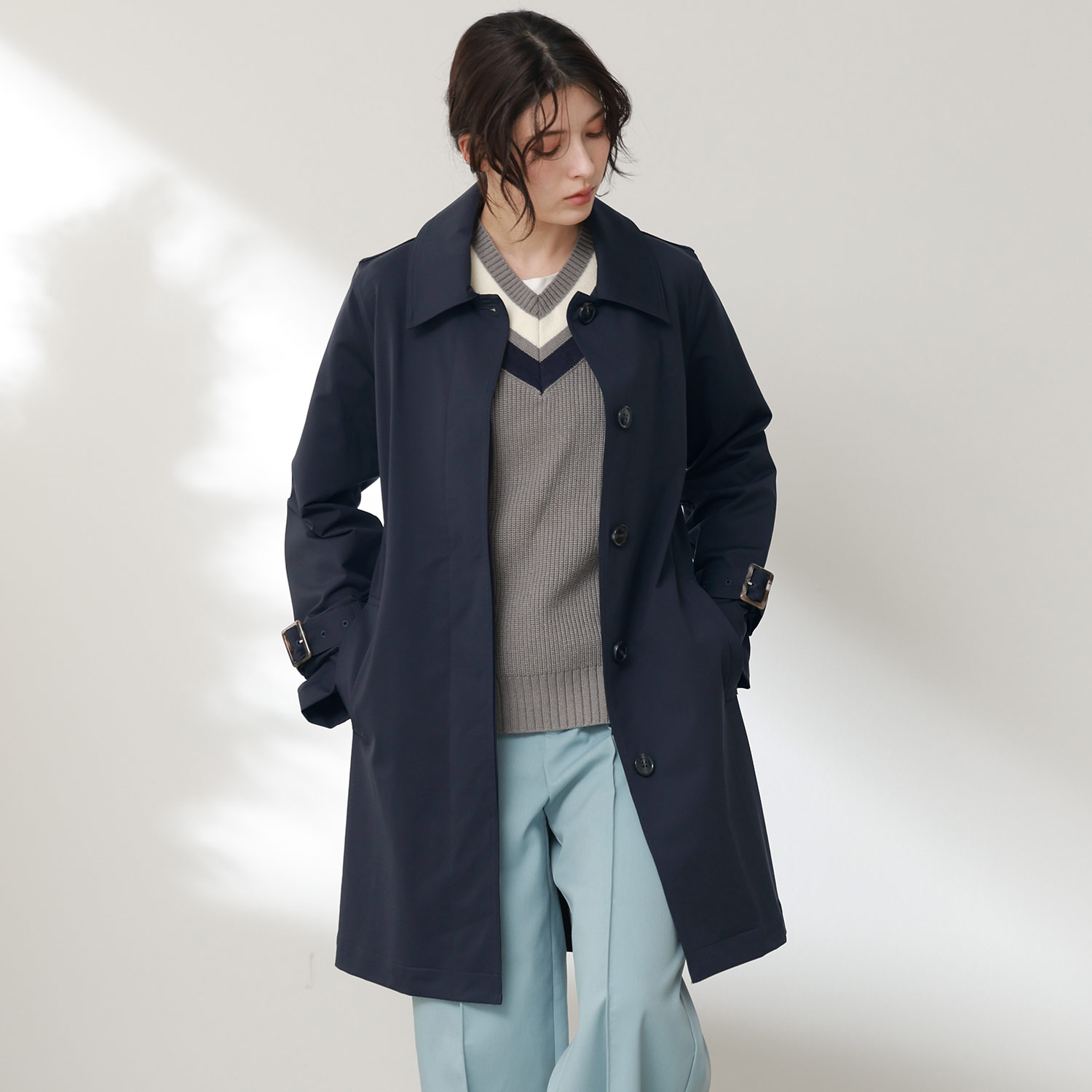 Filomo（フィローモ） ステンカラーコート レディース 春 ストレッチ