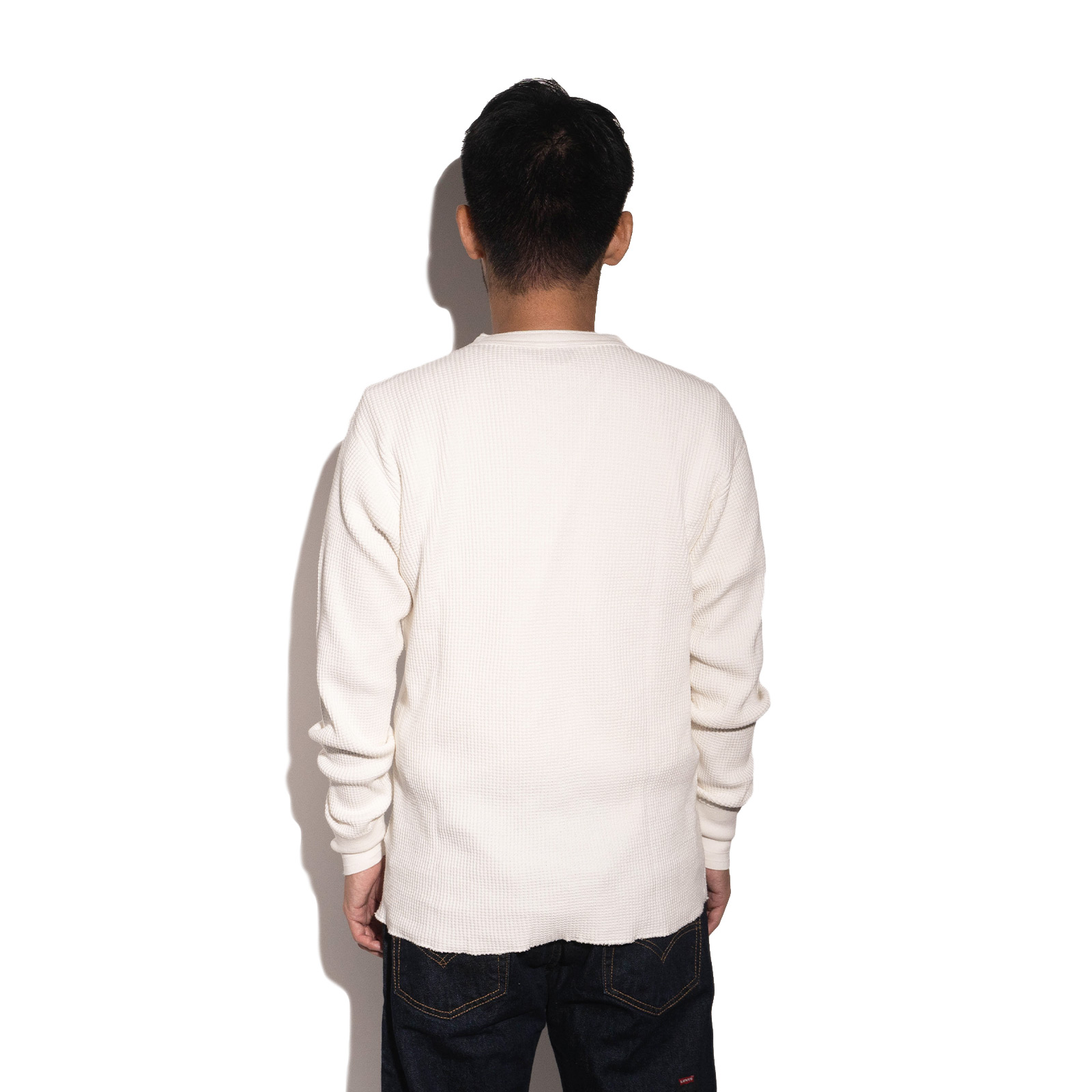 ヘルスニット Healthknit 52016 サーマルキング ワッフル ヘンリーネック 長袖 パッケージ入り ｜ メンズ M-XL ワッフル ...