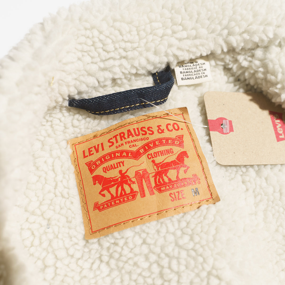 リーバイス LEVI'S タイプ3 シェルパトラッカージャケット ジュニパーリンス ｜ メンズ XS-XXXL 裏ボア ジージャン ボア ...