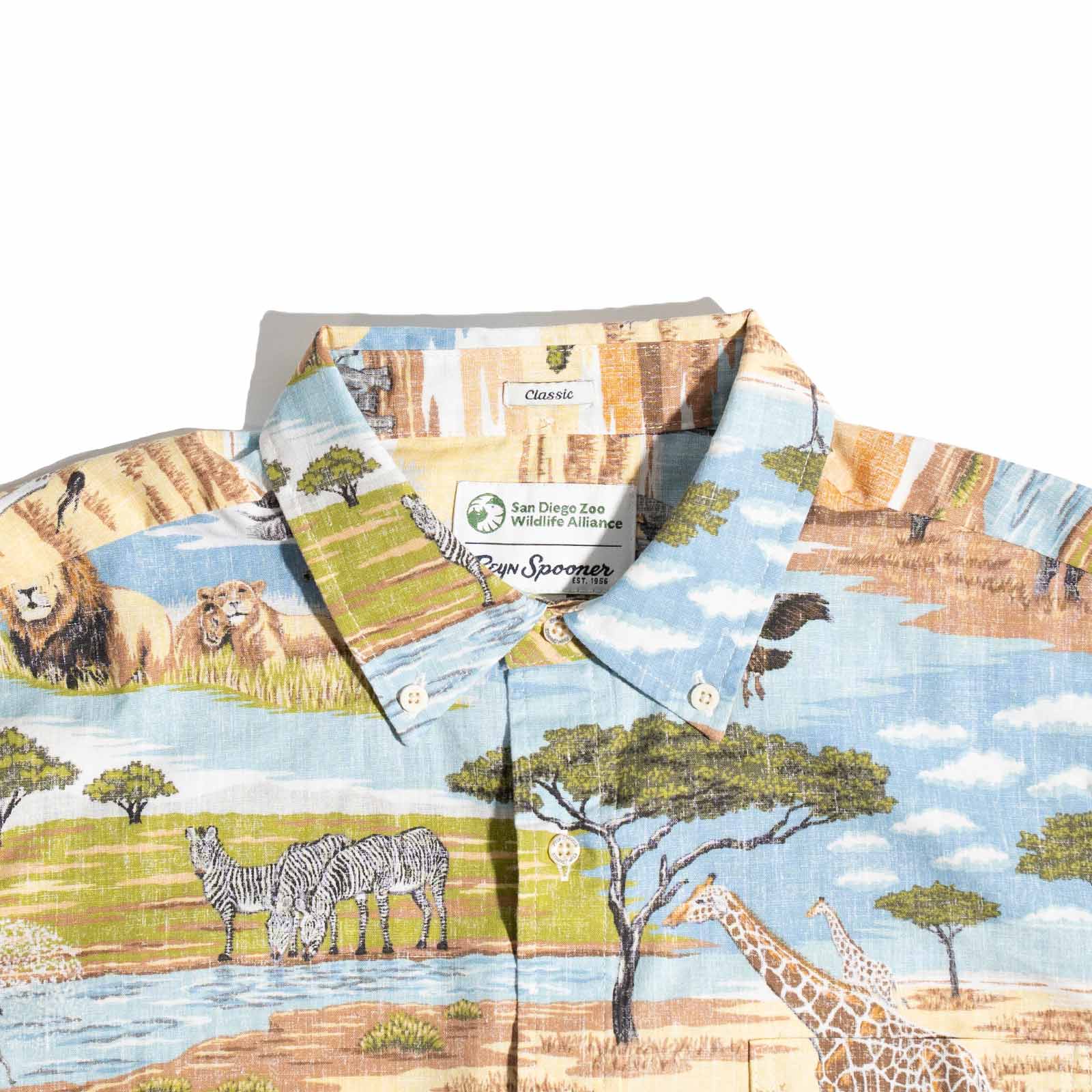 reyn spooner（レインスプーナー） アフリカンサバンナ 半袖アロハ