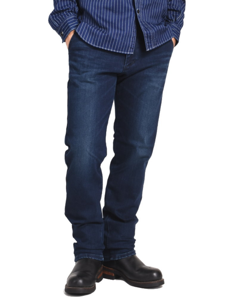 EDWIN エドウィン 403 WARM FLEX ウォームフレックス[暖] 裏起毛 スラッシュポケット ストレッチ ストレート ジーンズ インディゴデニム E43FSW : ジーンズ ...