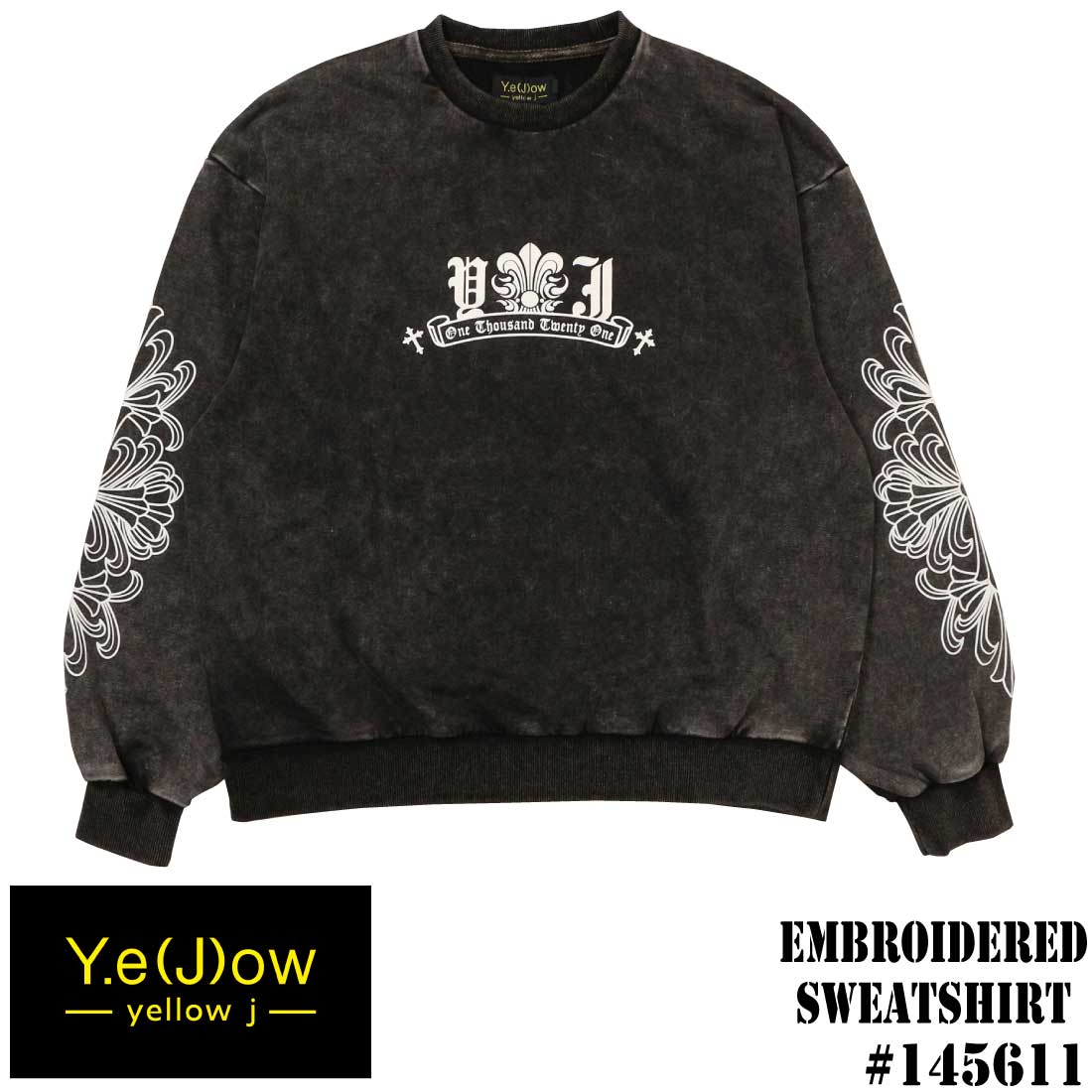 Yellow.J イエロージェイ 長袖 トレーナー 145611 リリー 刺繍