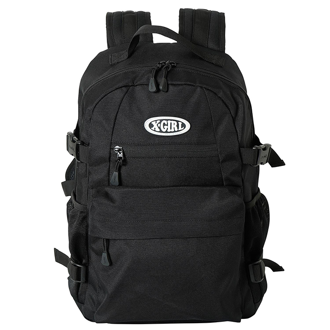 「 X-girl エックスガール 」 OVAL LOGO BACKPACK X-girl オーバルロゴ バックパック リュック 105231053007 / X-girl バックパック デイパック リュック 鞄 バッグ カバン ロゴ 通学 スクールバッグ 旅行 定番 ※ X-girl（エックスガール） 【 X-girl エックスガール 】 OVAL LOGO