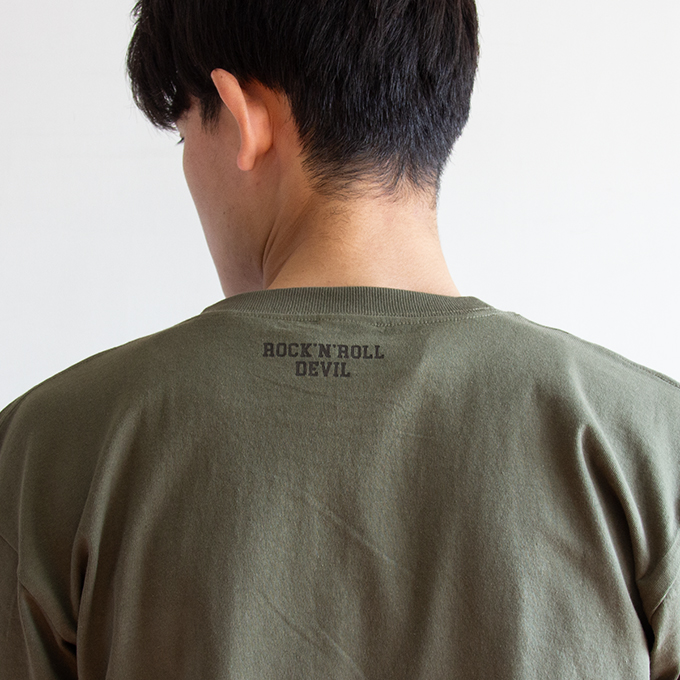 The L.A.MART ザ エルエーマート ROCK'NROLL DEVIL POCKET T-SHIRT ロックンロールデビル プリント ...
