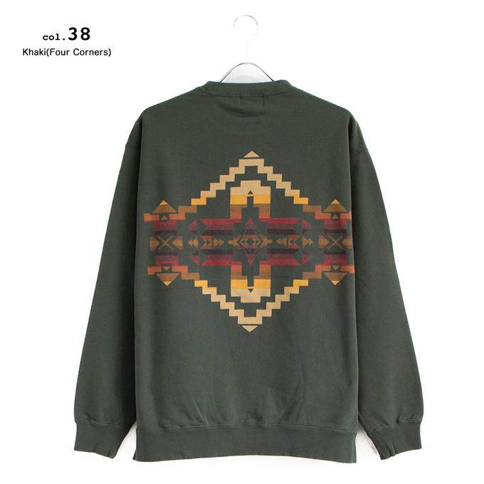 PENDLETON ペンドルトン Back Print Sweat Pullover 44757013 バックプリント スウェット プルオーバー 4475-7013 / 2024AW ...