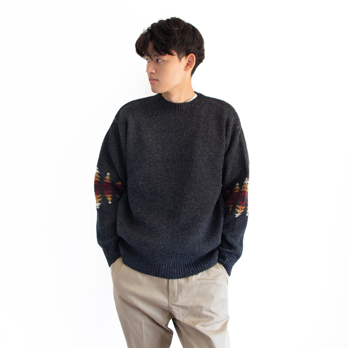 PENDLETON ペンドルトン 5 Gauge Crewneck Sweater 45758004 5ゲージ クルーネック セーター 4575-8004 / 2024AW : ジーンズ ...