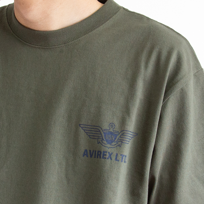 AVIREX アビレックス NAS JAX パトロール スコードロン パッチ Tシャツ 783-4134025 7834134025 ...