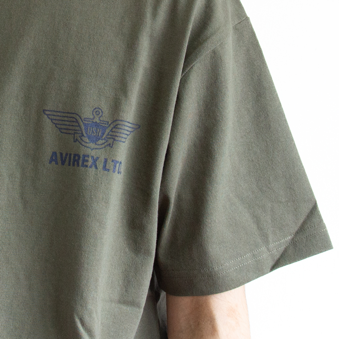 AVIREX（アヴィレックス） アビレックス NAS JAX パトロール スコードロン パッチ Tシャツ 783-4134025 ...