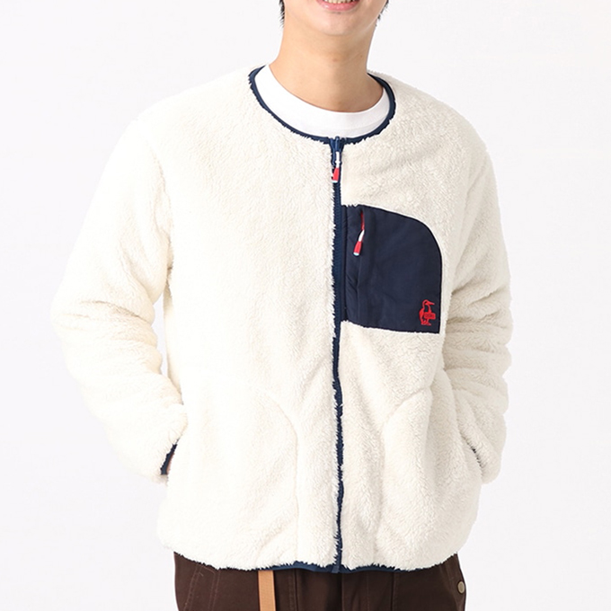 CHUMS（チャムス） Elmo Fleece Reversible Blouson エルモフリース