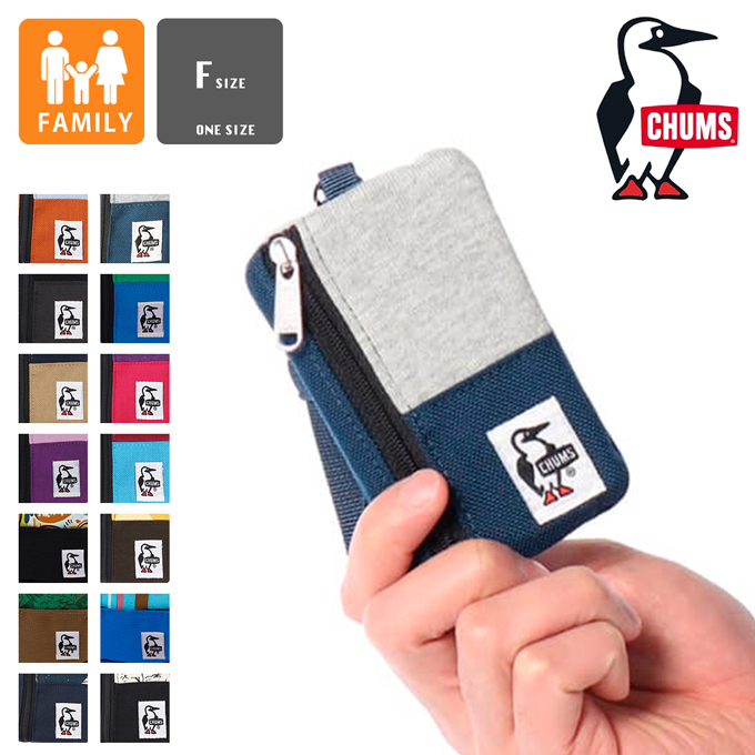 CHUMS チャムス Commuter Pass Case Sweat Nylon コミューターパスケーススウェットナイロン CH60 ...