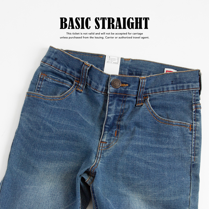 EDWIN エドウィン キッズ BASIC STRAIGHT ベーシック ストレート デニムパンツ EJB03 : ジーンズステーション Yahoo!店 - 通販 - Yahoo!ショッピング