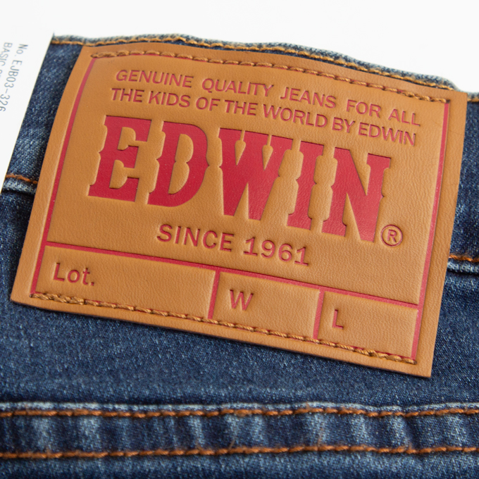 EDWIN エドウィン キッズ BASIC STRAIGHT ベーシック ストレート デニムパンツ EJB03 : ジーンズステーション Yahoo!店 - 通販 - Yahoo!ショッピング