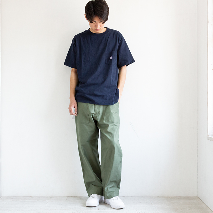 GUNG HO（ガンホー） 4POCKETS WIDE FATIGUE TROUSER BACK SATIN 4
