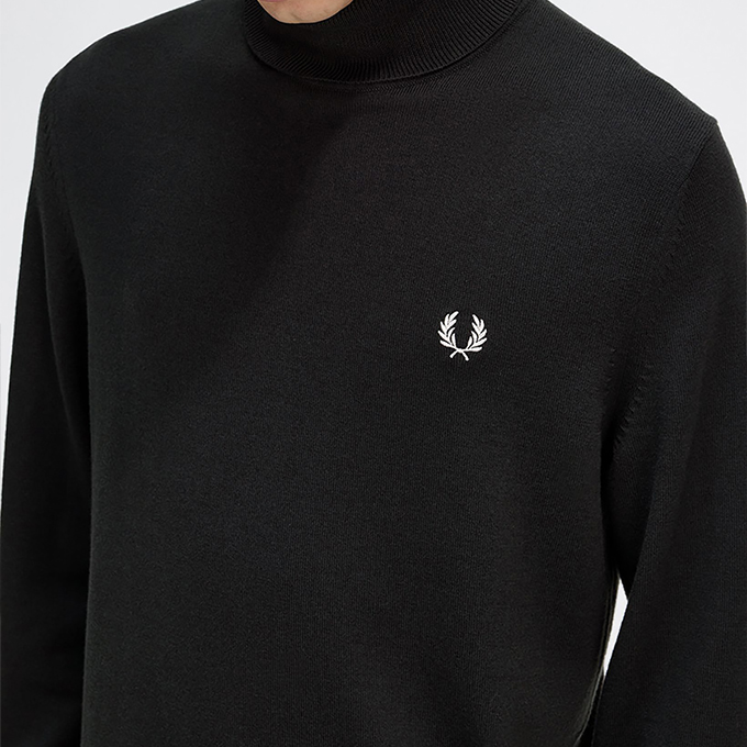 FRED PERRY（フレッドペリー） Roll Neck Jumper ロールネック ジャンパー ニット K9552 / 2023AW ...