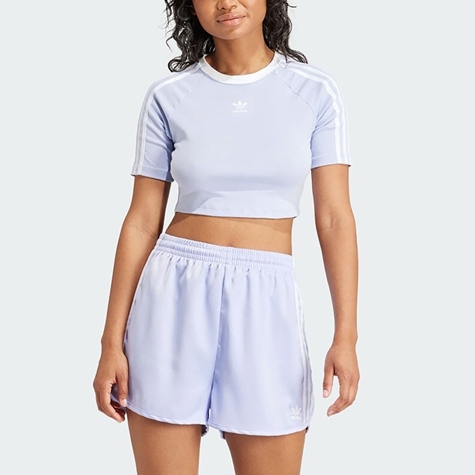 adidas Originals アディダス オリジナルス スリーストライプス 半袖 ベビー Tシャツ KNZ20 / IP0658 ...