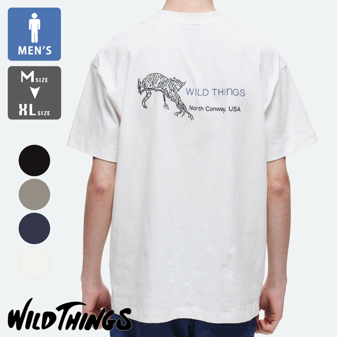WILDTHINGS ワイルドシングス ワイルドキャット Tシャツ 半袖 WILD CAT WT24043SK / 2024SS : wt24043skec : ジーンズステーション ...