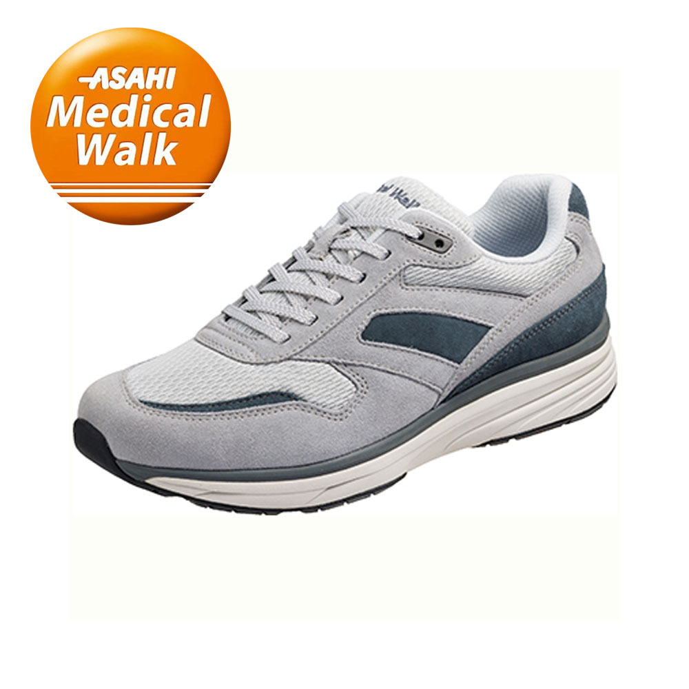 ASAHI アサヒシューズ AMW TR 035 GY 26 KV78513 | ファッション メンズ 男性 紳士靴 スニーカー シューズ 靴 軽量 幅広 夜道 安心 反射付き お出かけ レジャー 旅行 アウトドア ウォーキング 衝撃吸収カップインソール アサヒシューズ Asahi AMW TR 035 GY アサヒメディカルウォーク