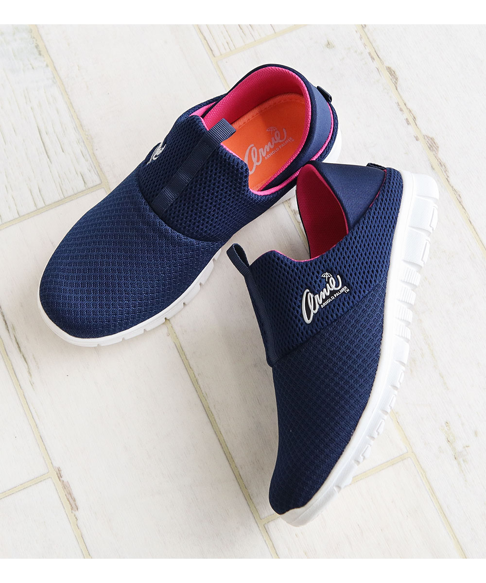 アーノルドパーマー スリッポン レディース キックバック シューズ シューズ 黒 ブラック グレー ネイビー Arnold Palmer 0912 :an-0912:Jerico Yahoo ...