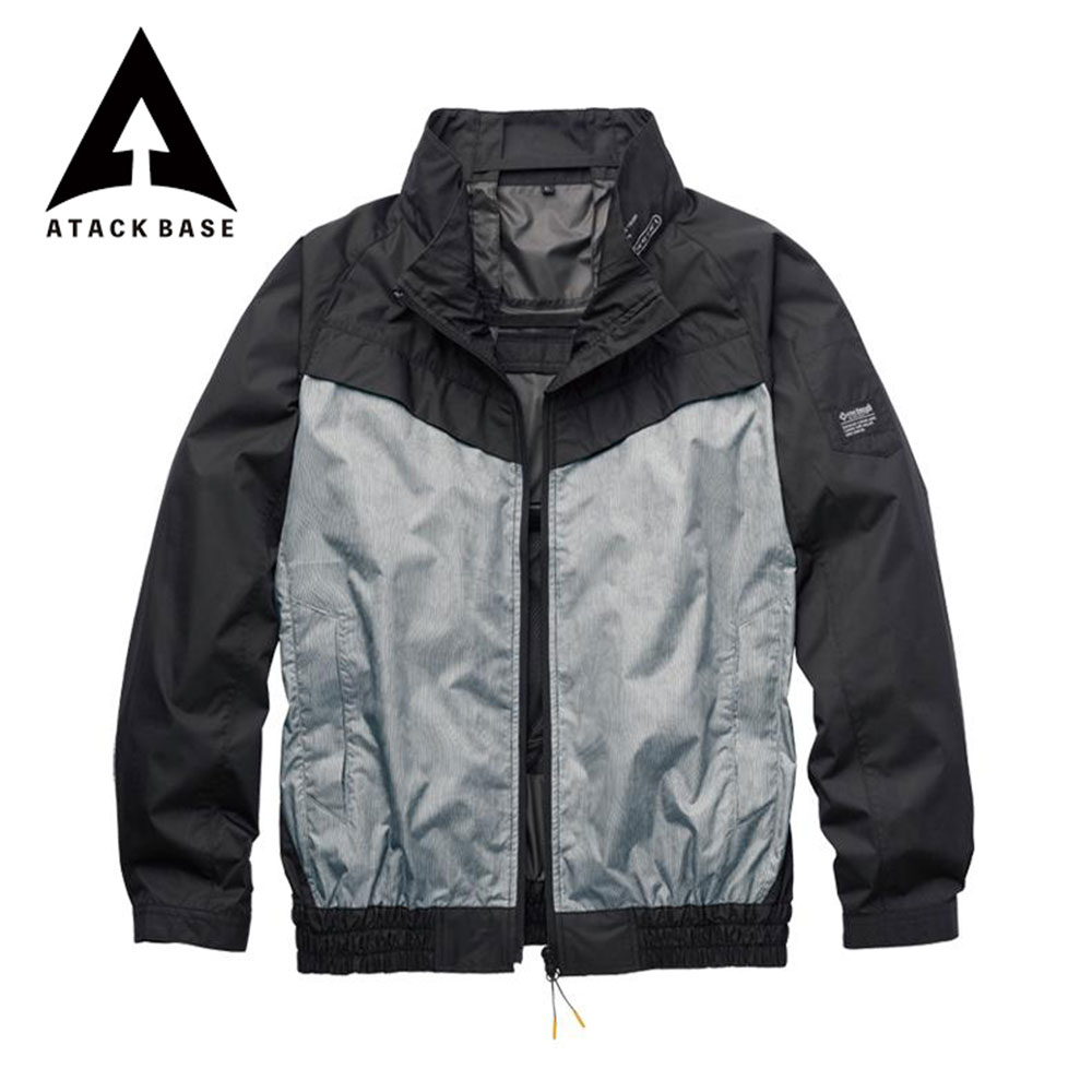 アタックベース 空調風神服 EFウェア ファン対応 チタン長袖ジャケット ジャンパー 撥水 遮熱 作業服 アウター 上着 Thetough ...