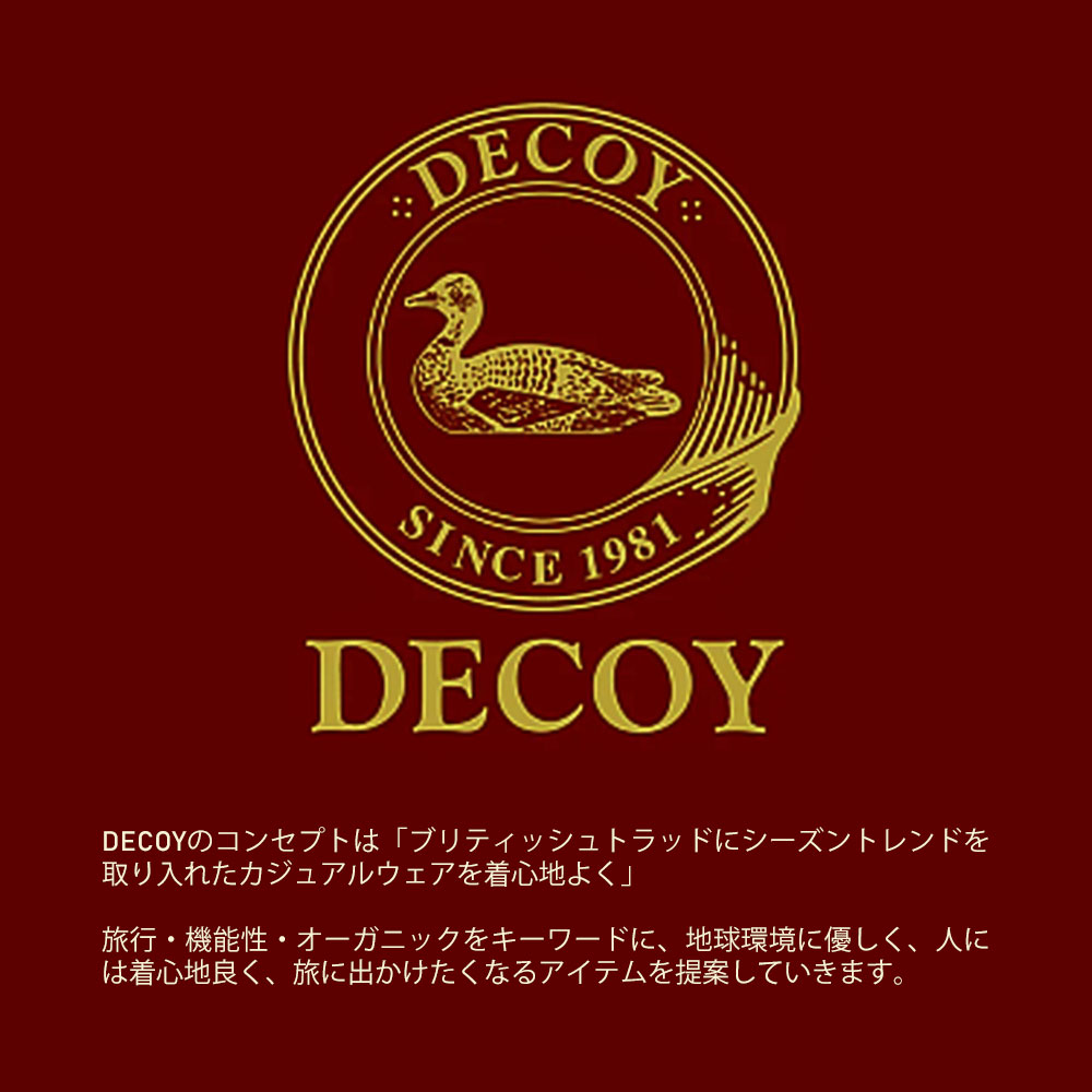 DECOY キャップ 帽子 6パネル メンズ レディース ユニセックス ブランド ロゴ 刺繍 ワンポイント カーブドバイザー ウェア 熱中症 ...