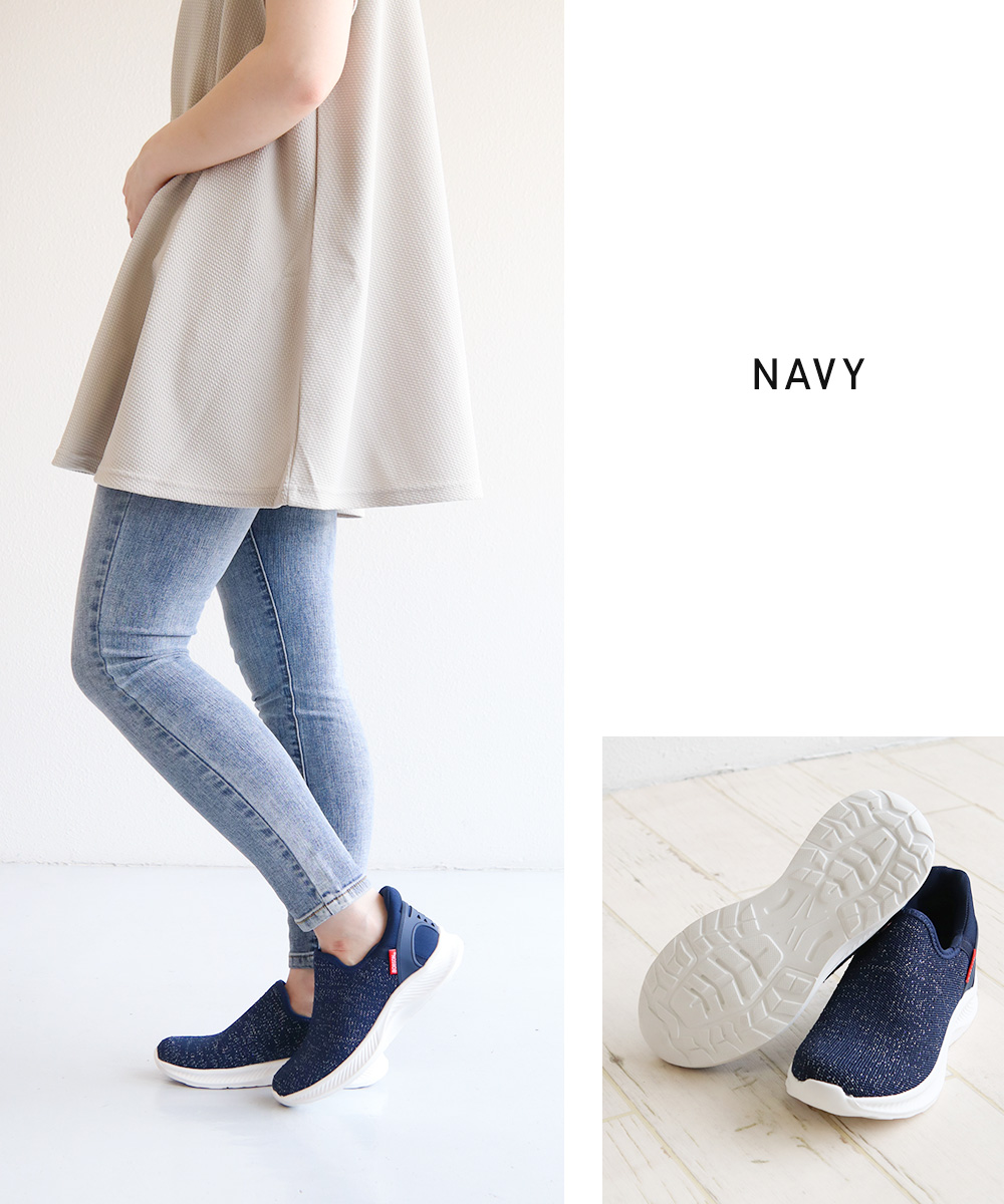 BOBSON（ボブソン） スニーカー レディース きれいめ ハンズフリー 靴 軽量 ローカット ウォーキング シューズ メッシュ スリッポン シンプル カジュアル Easy in BOBSON ...