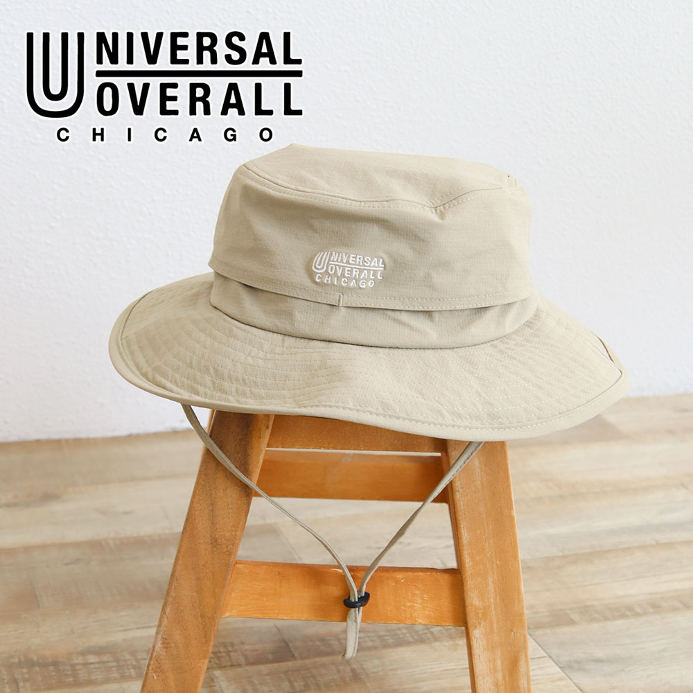 UNIVERSAL OVERALL アドベンチャー ハット メンズ レディース 遮熱 遮光 UVカット ユニセックス 日よけ 帽子 UO ds2004 ユニバーサルオーバーオール ...