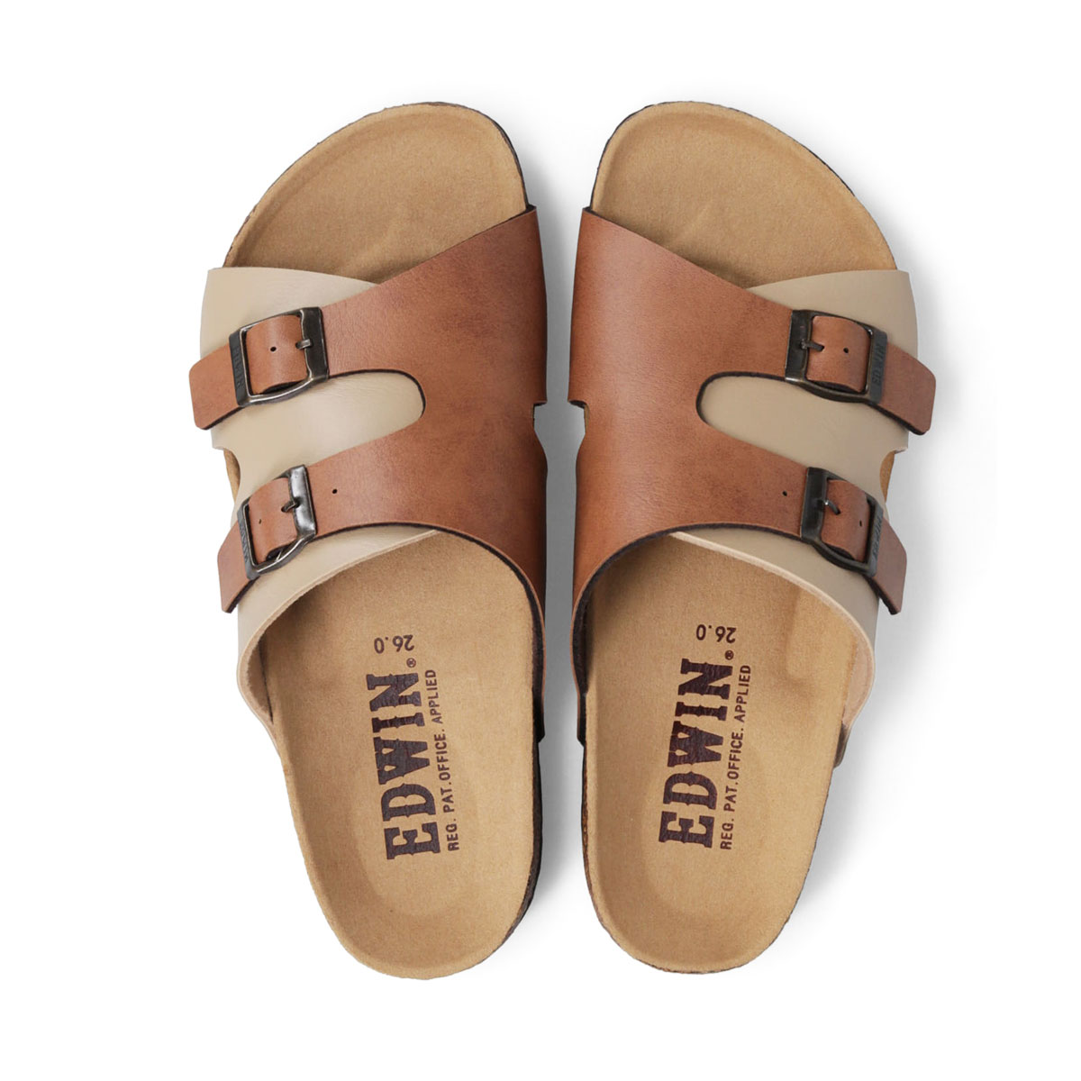 EDWIN（エドウィン） コンフォートサンダル メンズ おしゃれ サンダル カジュアル アウトドア ブラック ダークブラウン ベージュ EDWIN 1007 : Jerico Yahoo!店 ...
