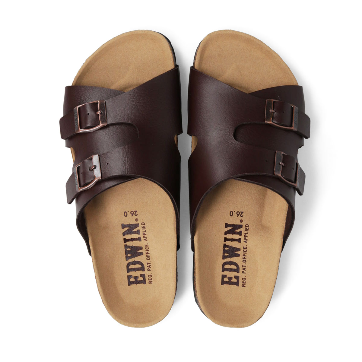 EDWIN（エドウィン） コンフォートサンダル メンズ おしゃれ サンダル カジュアル アウトドア ブラック ダークブラウン ベージュ EDWIN 1007 : Jerico Yahoo!店 ...