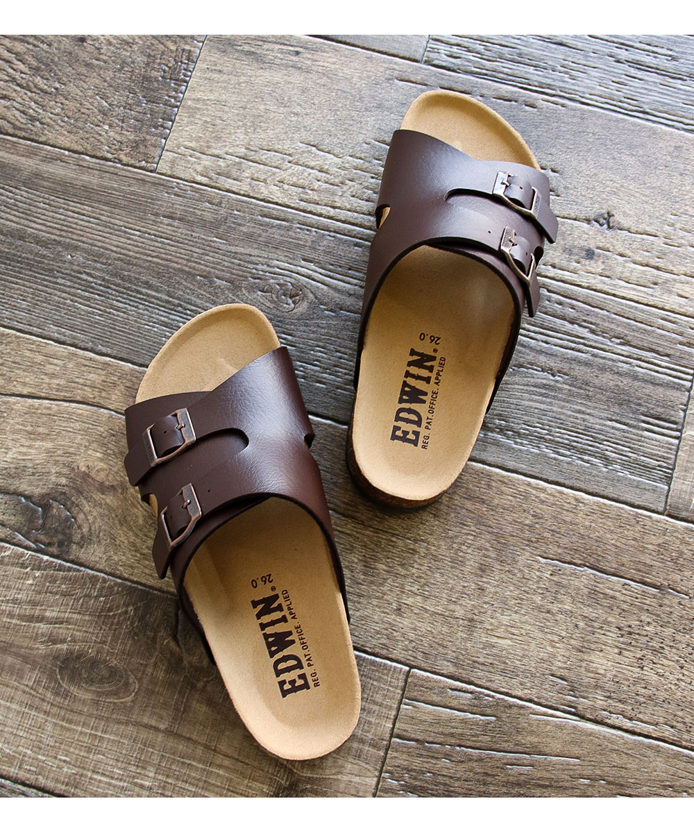 EDWIN（エドウィン） コンフォートサンダル メンズ おしゃれ サンダル カジュアル アウトドア ブラック ダークブラウン ベージュ EDWIN 1007 : Jerico Yahoo!店 ...