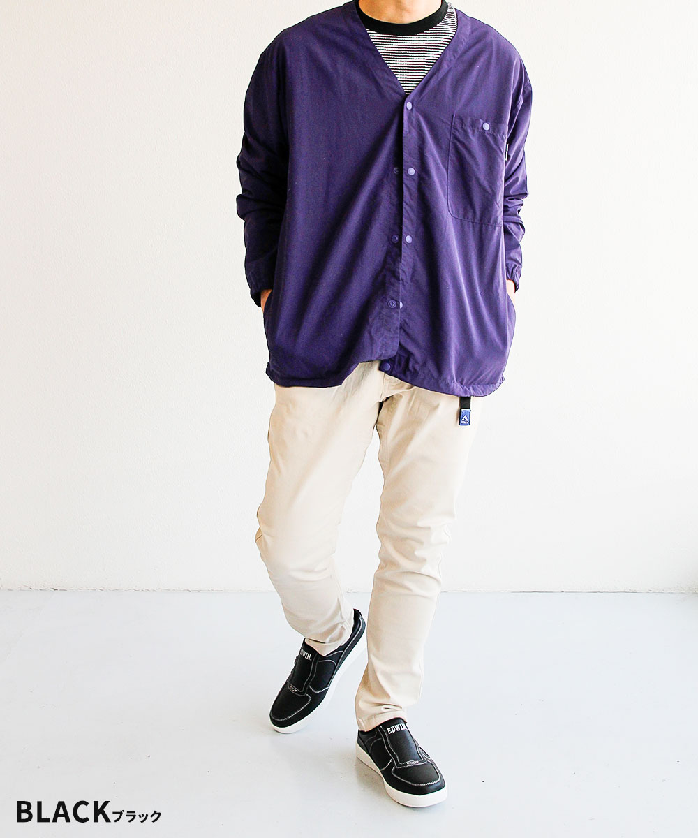 EDWIN エドウィン クロッグシューズ メンズ スリッポン かかとなし 軽量 靴 履きやすい 歩きやすい オフィス 黒 ブラック 白 ホワイト 7060 : Jerico Yahoo!店 ...