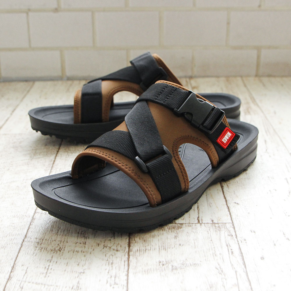 EDWIN エドウィン サンダル メンズ 靴 スポーツ スライド レジャー アウトドア つっかけ カーキ ベージュ ブラック ネイビー 5111 : Jerico Yahoo!店 - 通販 ...