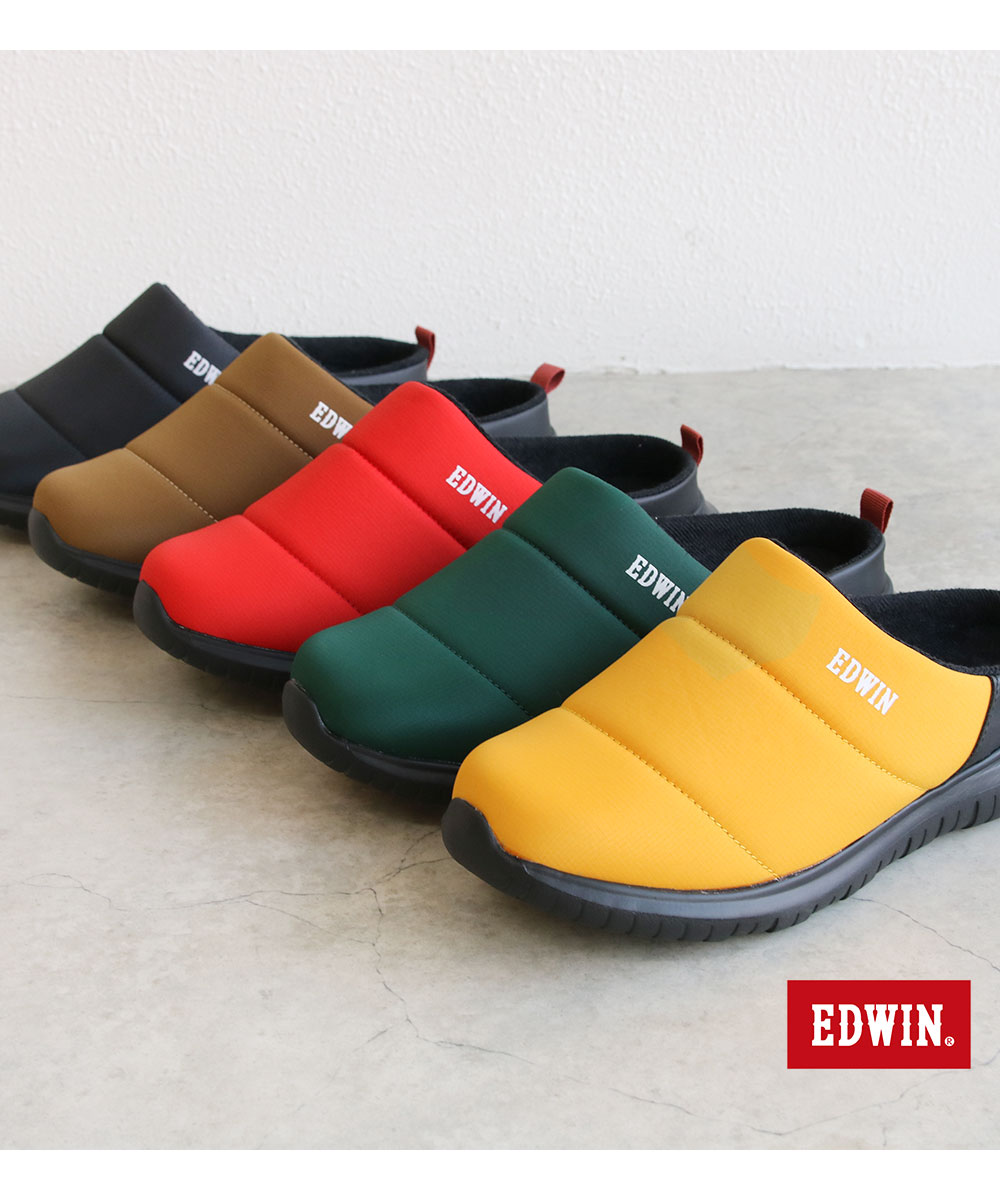 EDWIN（エドウィン） メンズ クロッグ サンダル メンズ クロッグシューズ メンズ サボ サンダル つっかけ 保温 軽い ワンマイルシューズ アウトドア キャンプ 9075 ...