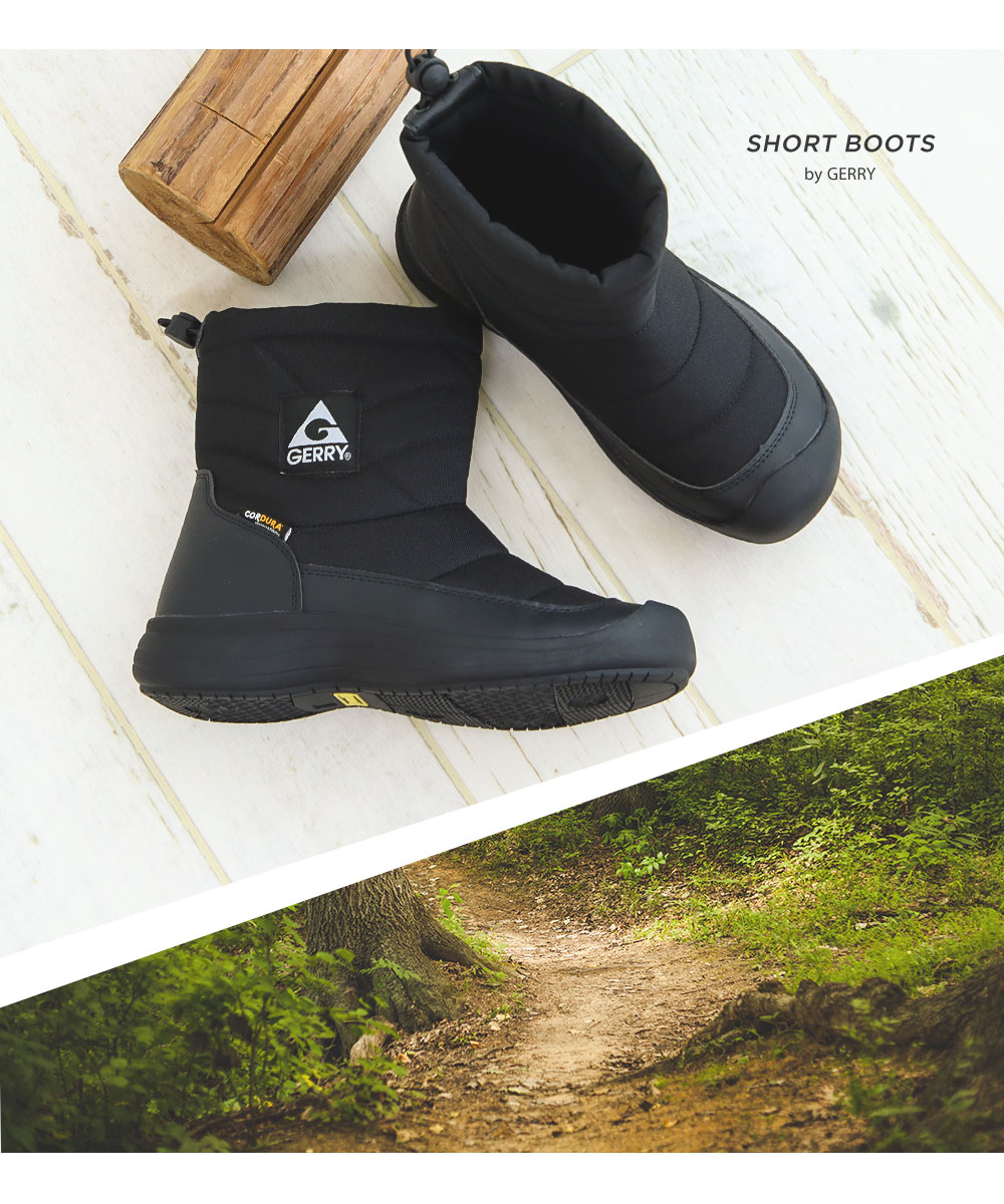 gerry ダウンブーツ レディース ブーツ スノーブーツ コーデュラ 撥水 あったか 防寒 アウトドア 冬 ジェリー 黒 カーキ グレー 5569 :gr-5569:Jerico Yahoo ...