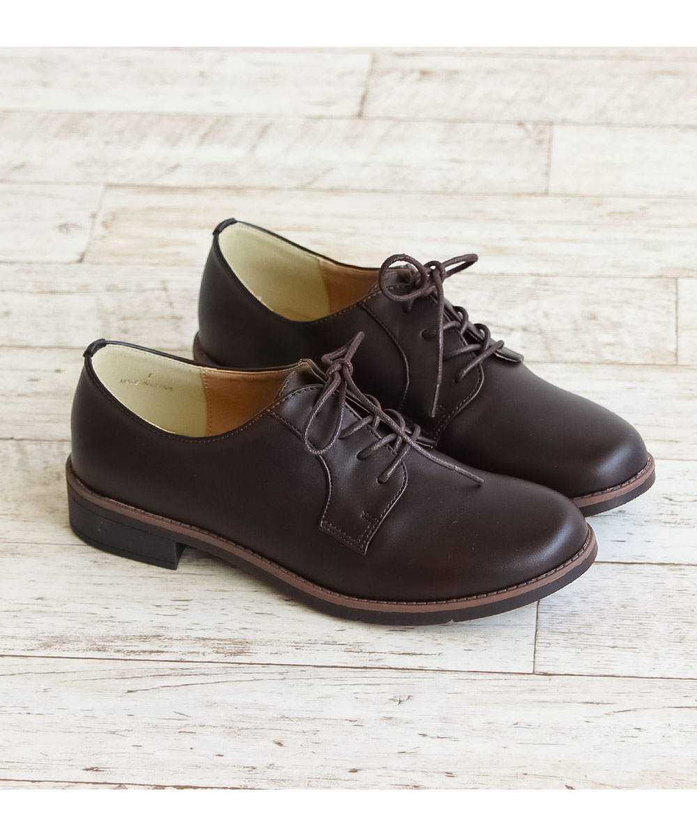 Hashed Coorde レースアップシューズ レディース マニッシュシューズ おじ靴 おしゃれ 靴 春 夏 秋 冬 ハッシュドコーデ ブラック ブラウン アイボリー 2906 ...