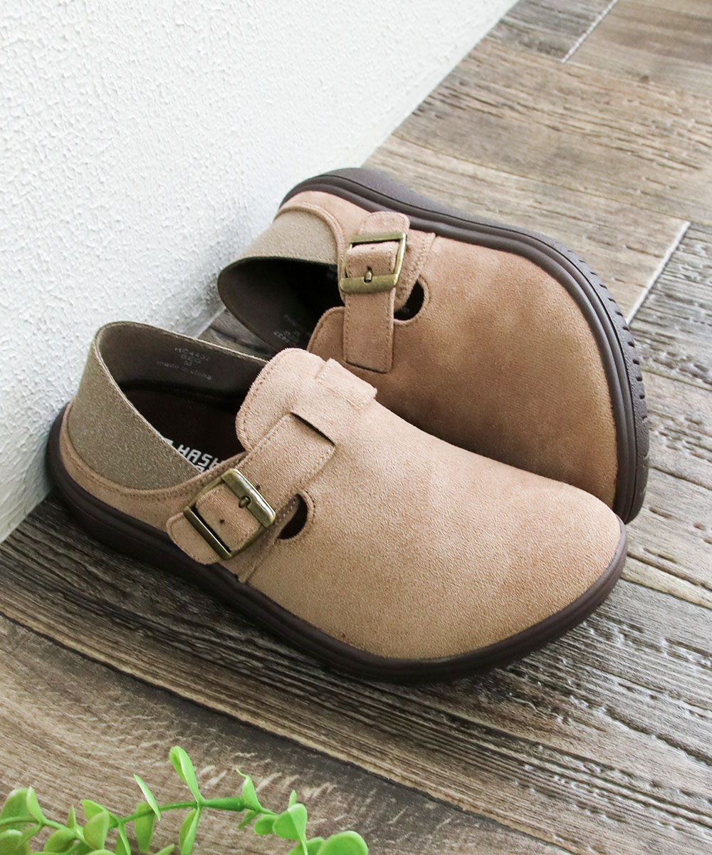 Hashed Coorde（ハッシュドコーデ） モックシューズ レディース かかとが踏める 2way サボサンダル おうちキャンプ アウトドア ...