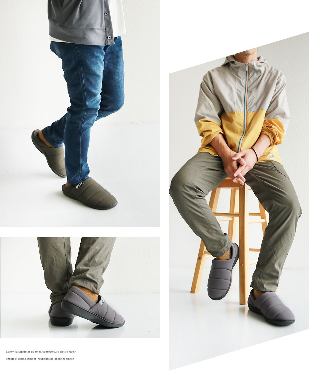 NEV SURF nev モックシューズ メンズ 2way かかとが踏める スリッポン キルティング アウトドア 靴 クロッグ サボ サンダル キャンプシューズ シューズ 軽い 206 ネブ ...