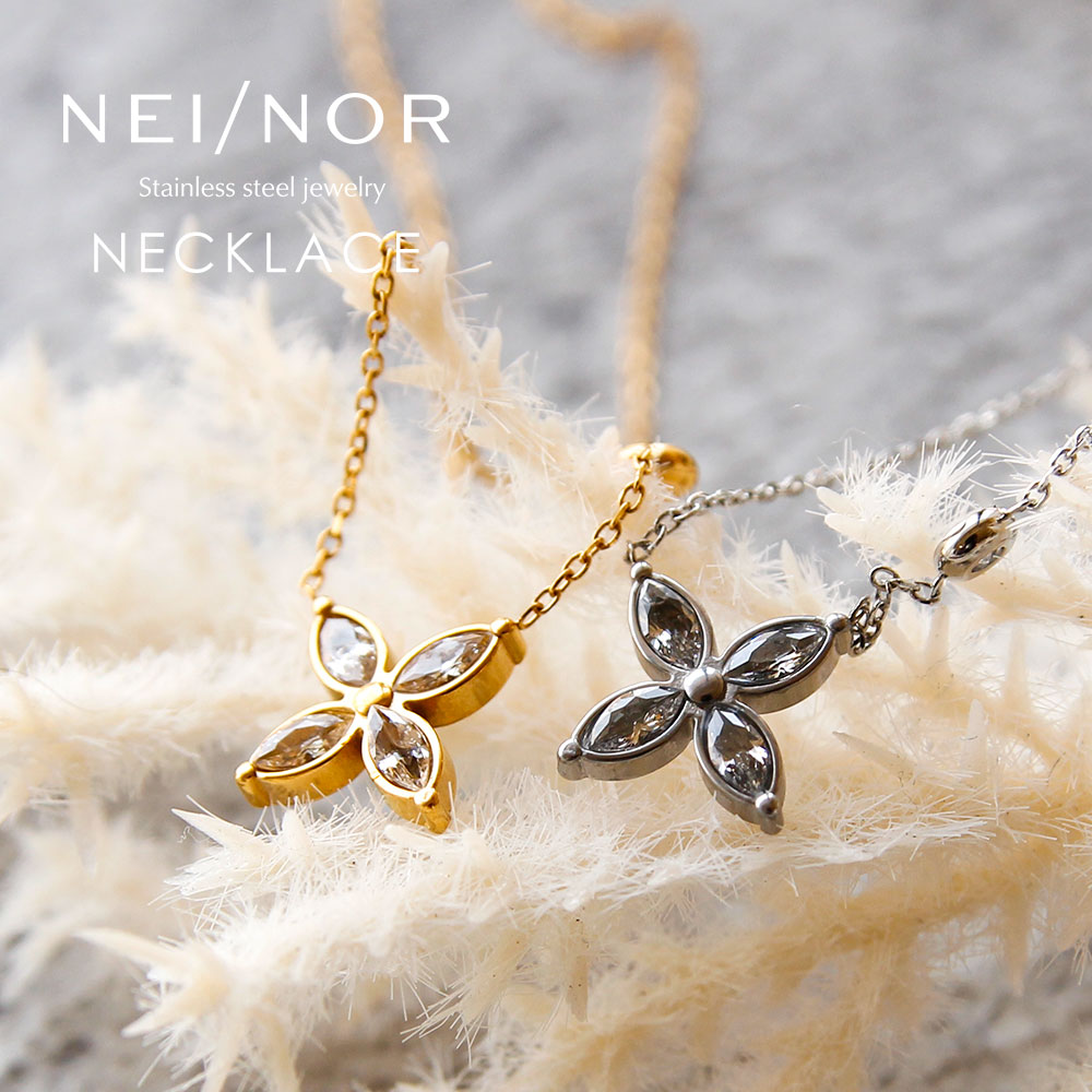 Nei/nor ネックレス 首飾り お肌に優しい サージカルステンレス 変色 錆 傷に強い 丈夫 ファッションアクサリー ネイナー NnNE-0116 : Jerico Yahoo!店 ...