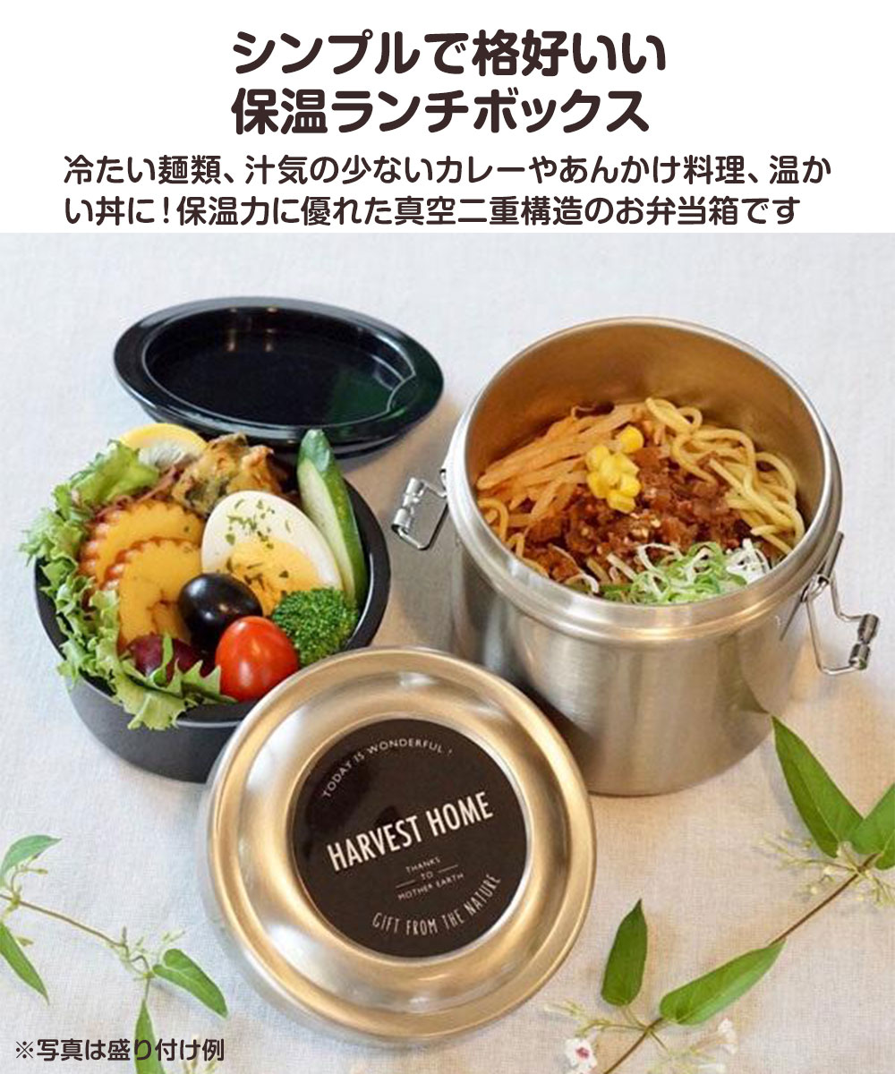 スケーター 抗菌 ステンレス ランチボックス 弁当箱 840ml 2段 ジャー 真空二重構造 保温 保冷 電子レンジOK シンプル シルバー STLB2AG : Jerico Yahoo!店 ...