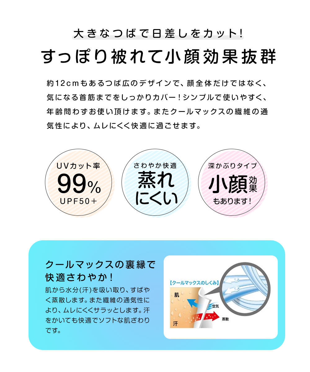 COOL折りたためるUV日よけ帽子 ハット レディース uv 帽子 つば広 uvカット 折りたたみ 接触冷感 黒 ネイビー 大きいサイズ 洗濯可能 7 : sun-7 : Jerico ...